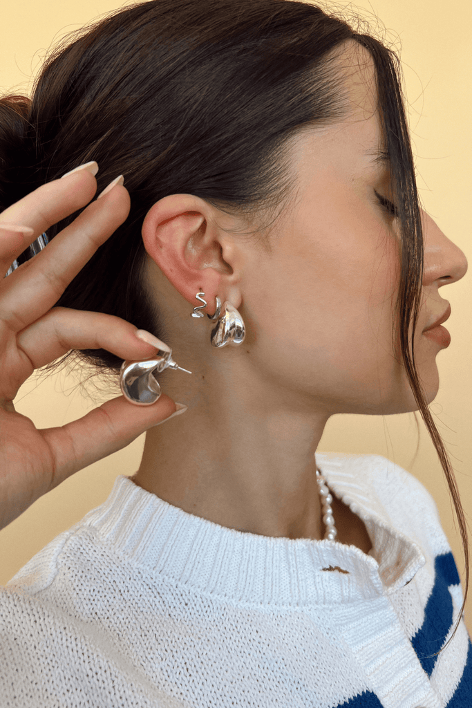 Nugget Hoop Earrings | Petit Moments